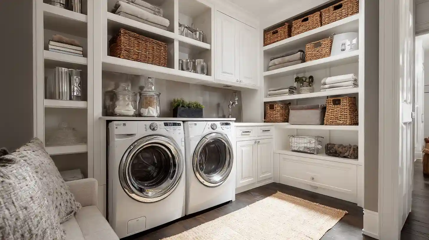 laundry room ideas small space. Maximize Style & Storage